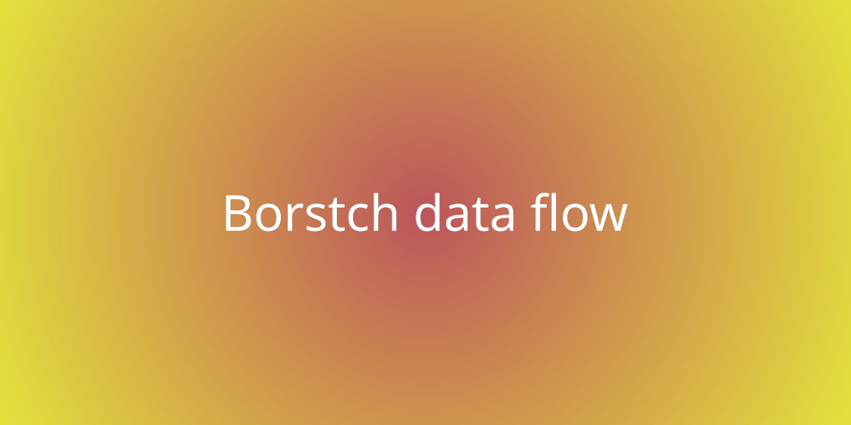 Borstch data flow | Borstch | Borstch